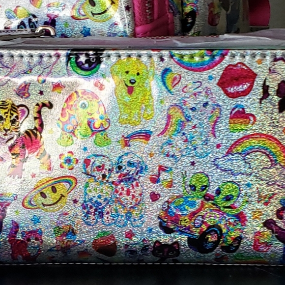Loungefly | Bags | Loungefly Lisa Frank Holographic Wallet | Poshmark